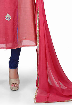 Page 2 | Chanderi Silk Salwar Kameez: Buy Chanderi Suits Online | Utsav ...