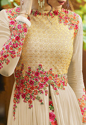 Buy Beige Color Lehenga Cholis and Beige Color Designer Lehengas