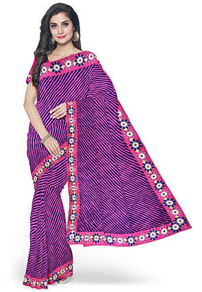 Buy Leheriya Sarees Online with Latest Designs