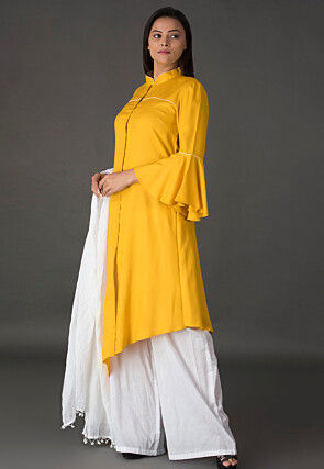 Explore Asymmterical Hemlines in Salwar Suits, Tunics and Kurtis