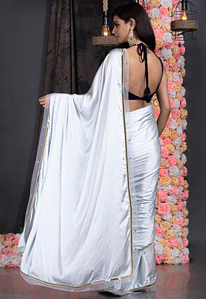 Silver Sarees | Buy Silver Colour Designer Sarees Online
