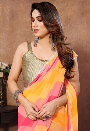 Pre Stitched Sarees: Shop Pre Stitched Sari Online at Utsav Fashion