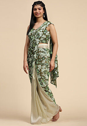 Pre Stitched Sarees: Shop Pre Stitched Sari Online at Utsav Fashion
