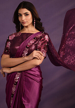 Pre Stitched Sarees: Shop Pre Stitched Sari Online at Utsav Fashion