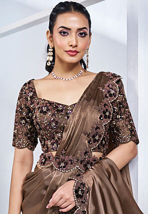 Pre Stitched Sarees: Shop Pre Stitched Sari Online at Utsav Fashion