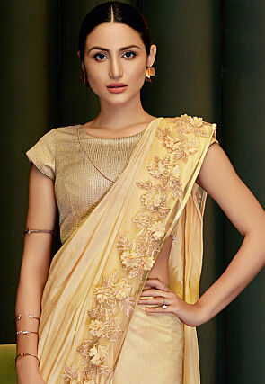 Pre Stitched Sarees: Shop Pre Stitched Sari Online at Utsav Fashion