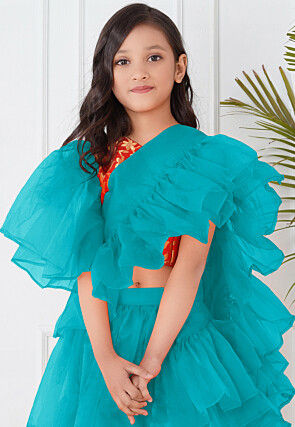 Buy Kids Sarees Online, Sarees for Kids, Kids Sari with Blouse