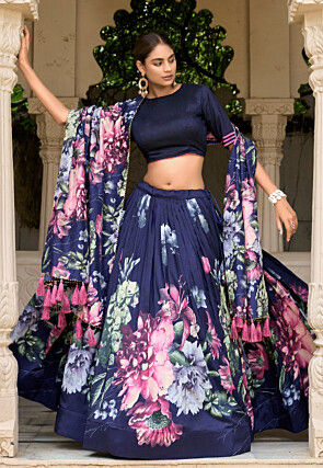Buy Blue Color Lehenga Choli and Designs Online Shopping