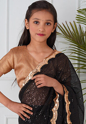 Buy Kids Sarees Online, Sarees for Kids, Kids Sari with Blouse