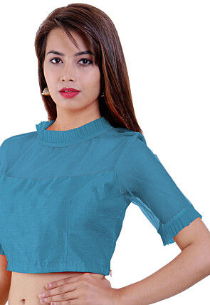 Page 2 | Blue - Ethnic Blouses: Buy Indian Saree Blouse Designs from ...