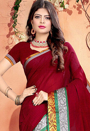 Cotton Sarees: Buy Indian Designer Pure Cotton Sarees Online | Utsav ...