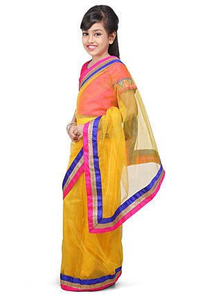 Buy Kids Sarees Online, Sarees for Kids, Kids Sari with Blouse