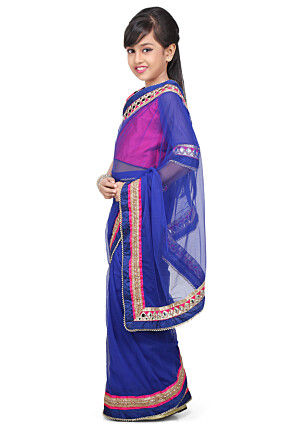 Buy Kids Sarees Online, Sarees for Kids, Kids Sari with Blouse