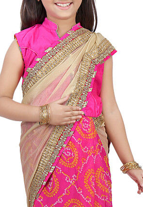 Buy Kids Sarees Online, Sarees for Kids, Kids Sari with Blouse