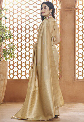 Beige Color Sarees: Buy Authentic Beige Sarees at Amazing Prices ...