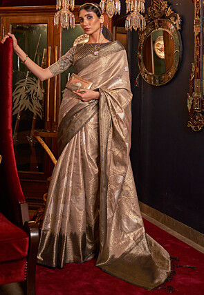 Beige Color Sarees: Buy Authentic Beige Sarees at Amazing Prices ...