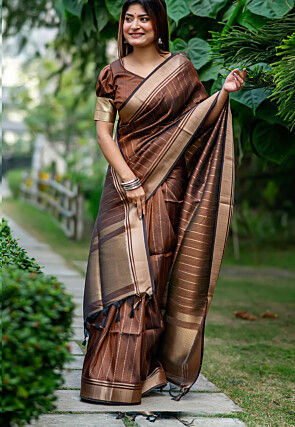 Brown Sarees | Buy Brown Color Women Sarees Online