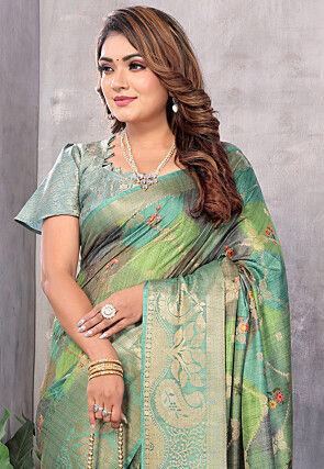 Green Wedding Sarees: Buy Latest Designs Online | Utsav Fashion