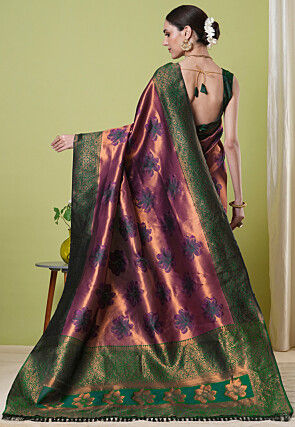 Golden Saree: A Vast Collection Of Golden Colour Sarees Online At Utsav ...