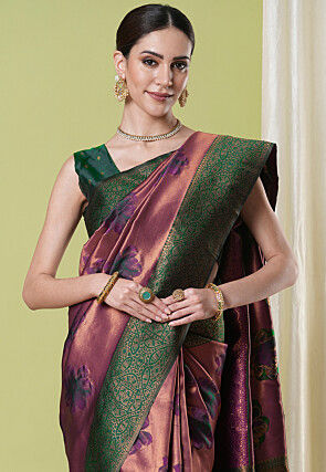 Golden Saree: A Vast Collection Of Golden Colour Sarees Online At Utsav ...
