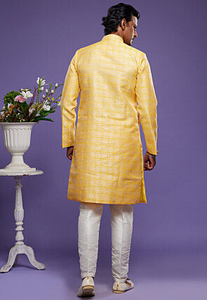 Yellow - Sherwani - Ethnic Wear for Men: Buy Latest Indian Outfits for ...