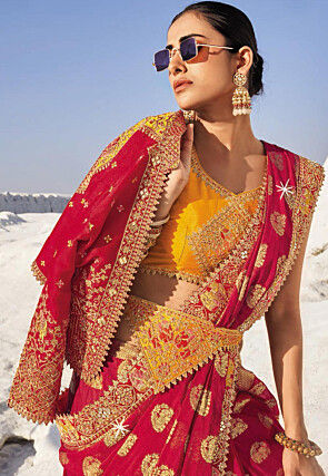 Red Saree: Buy Latest Red Sarees for Women Online