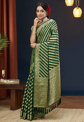 Green Wedding Sarees: Buy Latest Designs Online | Utsav Fashion