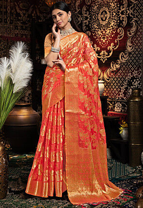 Buy Trendy Indian Designer Women's Red Wedding Sarees Online