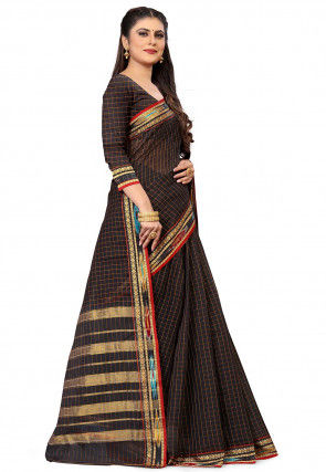 Checks Sarees Online | Buy Checks Printed Sarees for Women India