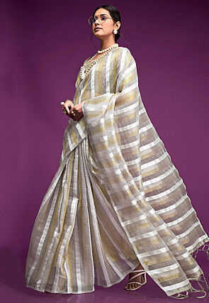Golden Saree: A Vast Collection Of Golden Colour Sarees Online At Utsav ...