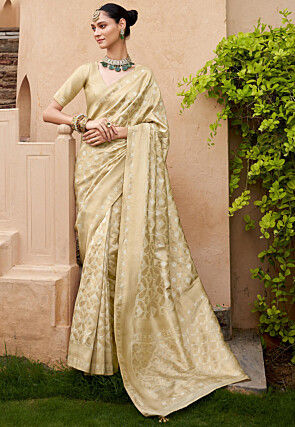 Beige Color Sarees: Buy Authentic Beige Sarees at Amazing Prices ...