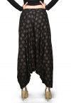 Buy Block Printed Rayon Zouave Pant in Black Online : THU805 - Utsav ...