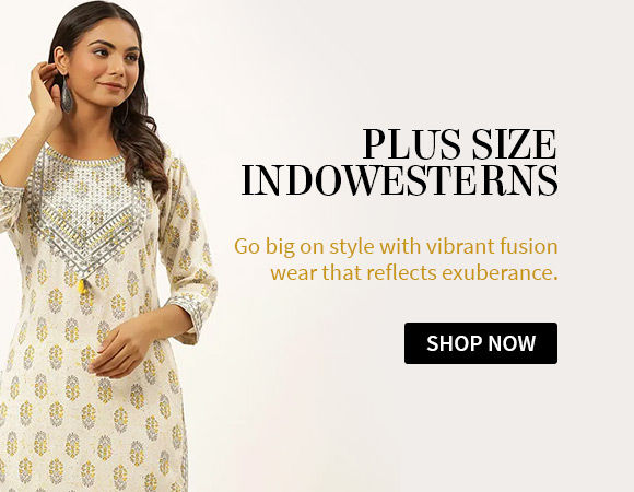 Plus Size Indian Clothing- Shop Salwar Suits, Lehengas, Blouses & More