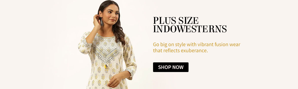 Plus Size Indian Clothing- Shop Salwar Suits, Lehengas, Blouses & More