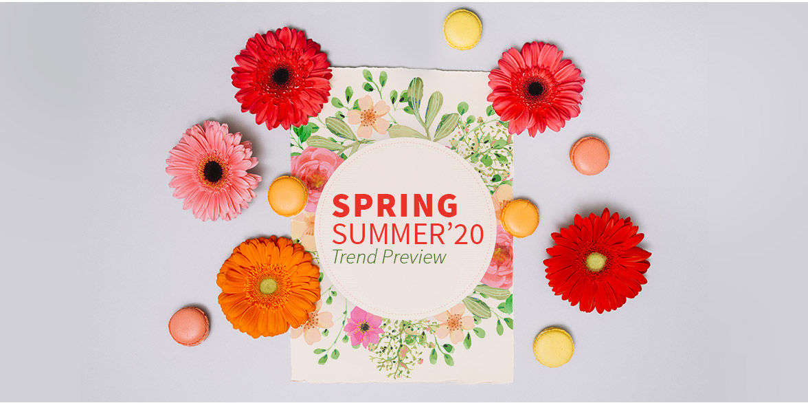 Season's Trends of Pastels, Handweaves, Prints, Monotones and Work