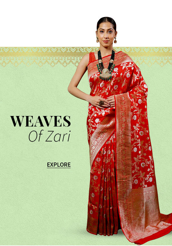 Zari Work Collection | Threads & Weaves