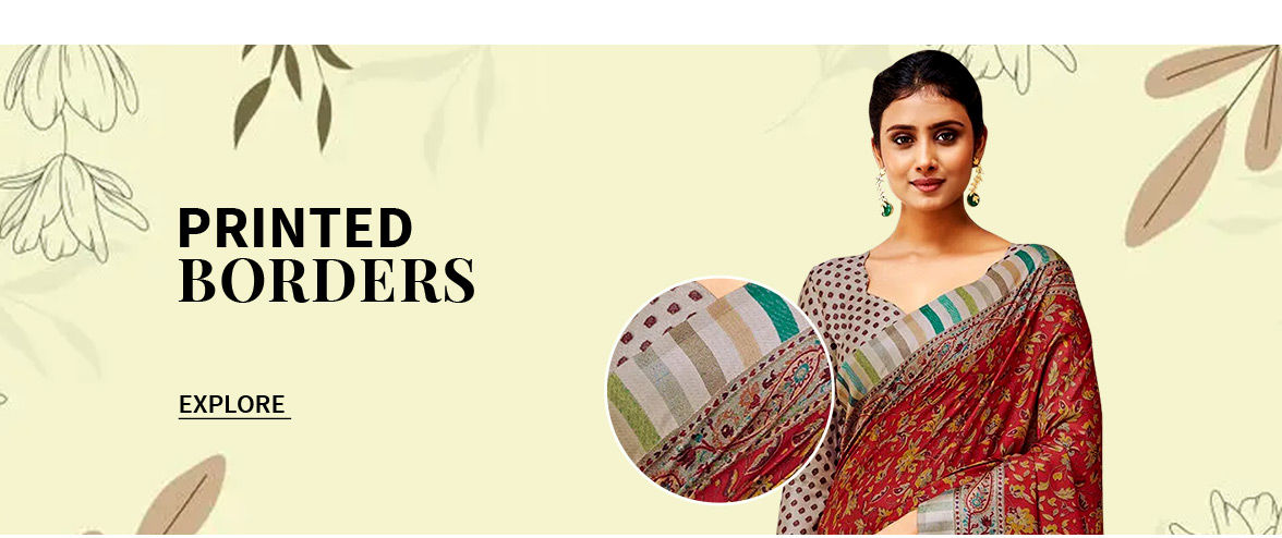 Indian Sarees with Exquisite Border Styles | Latest Fashion in Sari Borders