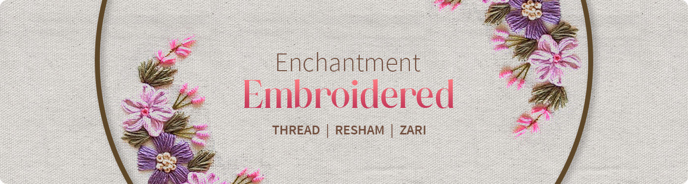 Exquisite Indian Embroideries: Array of Thread Work Style in Ethnic Fashion