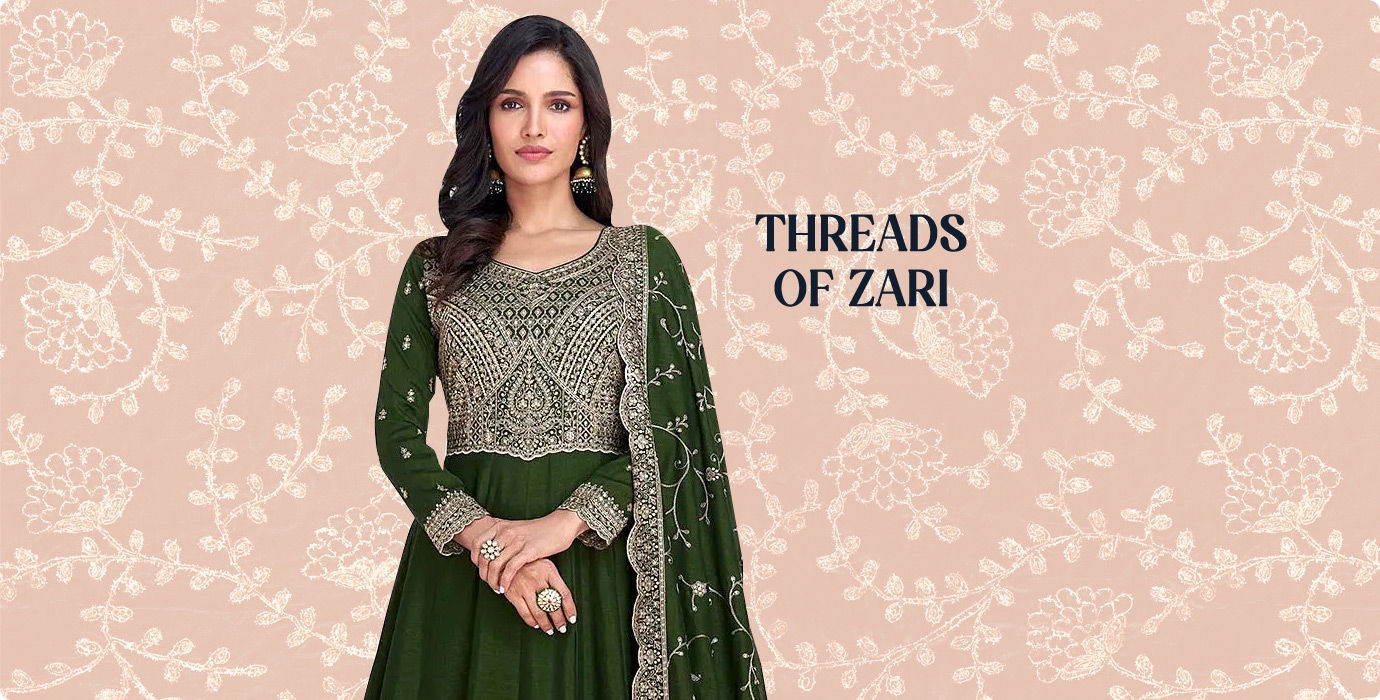 Zari Work Collection | Threads & Weaves