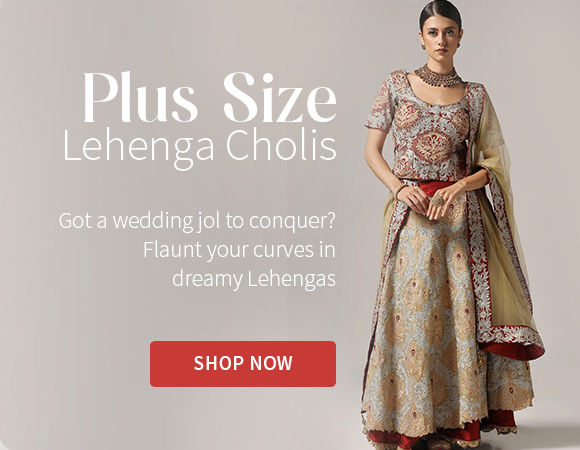 Plus Size Indian Clothing- Shop Salwar Suits, Lehengas, Blouses & More